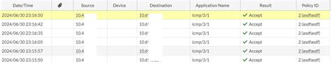 technical tip icmp unreachable logging and policy fortinet community