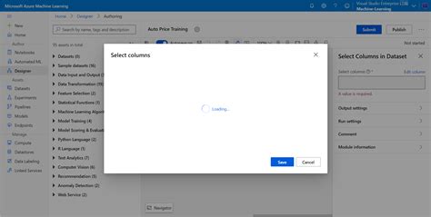 After Selecting The Edit Column Button Of The Select Columns In