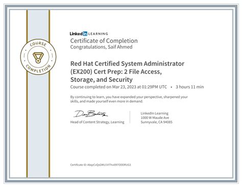 Saif Ahmed On Linkedin Certificate Of Completion