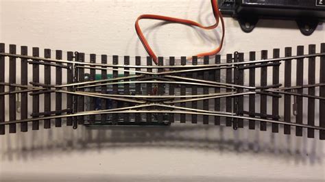 Servo In Servo Modelrailroad Switch Drive With Servo Tillig DKW YouTube