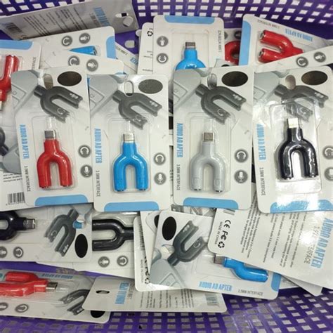 Jual Spiltter U Type C Sambungan Audio Jack Mic Dan Headset Jack 3 5 Mm Putih Kota Palembang