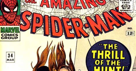 Amazing Spider Man 34 Steve Ditko Art And Cover Pencil Ink
