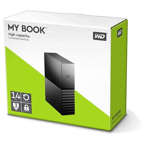 محرك الأقراص الصلبة الخارجي Wd My Book Desktop بسعة 14 تيرابايت Usb 30