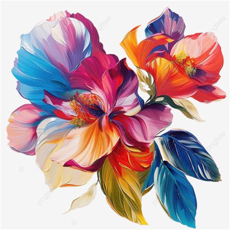 色彩繽紛的花卉藝術品 艺术品 花 星形png去背圖片素材免費下載，免摳圖設計圖案下載 Pngtree