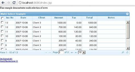 Struts2 Json Jqgrid With Annotations Technology Portal