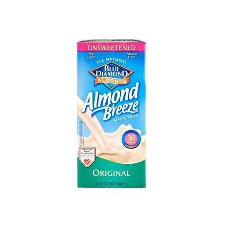 Almond Breeze Unsweetened Original 32 Fl Oz Carton Rural King