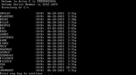 Relive The Golden Days With Freedos An Open Source Ms Dos Implementation