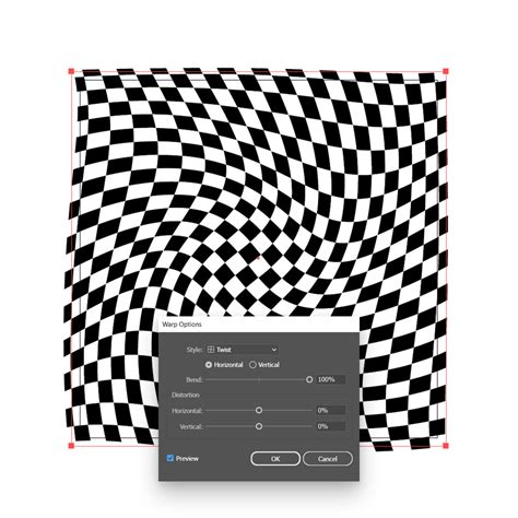 How To Make A Warped Checkerboard Pattern In Illustrator Envato Tuts