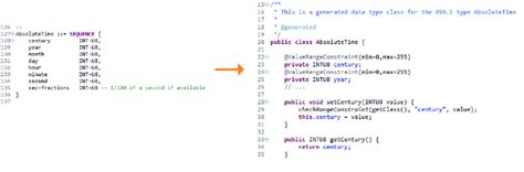 Example Of The Code Generation For An Asn1 Sequence Type Download