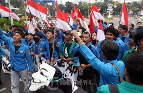 Aksi Demonstrasi Mahasiswa Foto 1 1967028 TribunNews