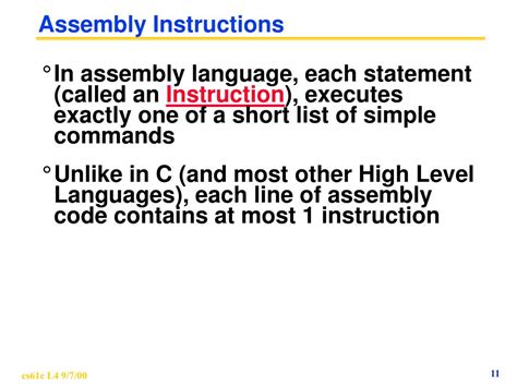 ppt cs61c machine structures lecture 4 c assembler arithmetic and