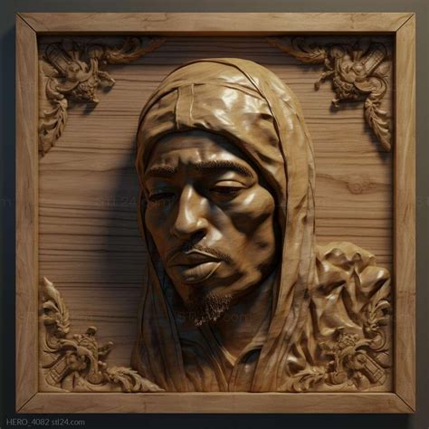 Characters 2pac 2 Hero 4082 3d Stl Model For Cnc