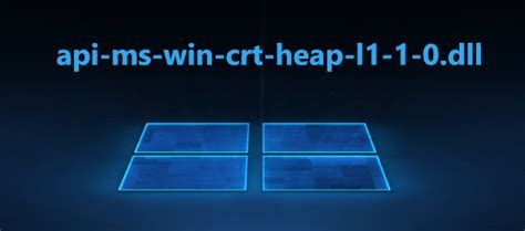 Отсутствует api ms win crt heap l1 1 0 dll в windows 10
