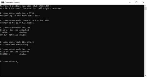 Disconnect Adb Of Device Connected Over TCP Does Not Work Android