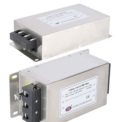 Three Phase Power Filter 220v Insert Chip Filter Inductor Connector Power Filter And Power