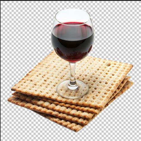 Passover Background With Matzo Wine And An Old Seder Plate Passover