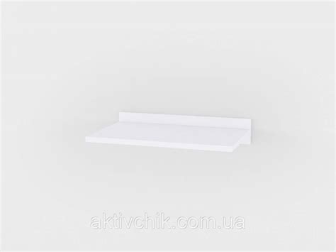 Полиця настінна ДСП для книг і речей полиця на стіну в спальню навісна полиця одноярусна