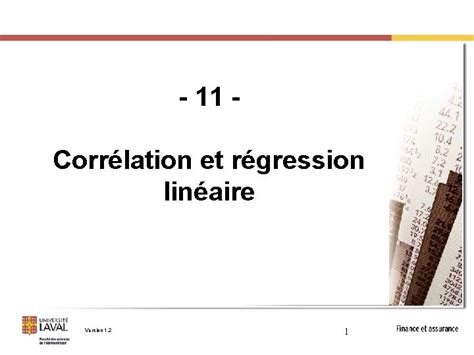 11 Corrlation Et Rgression Linaire Version 1 2