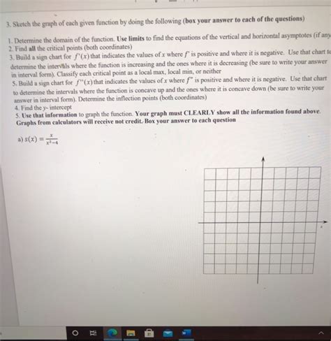 solved 3 sketch the graph of each given function by doing