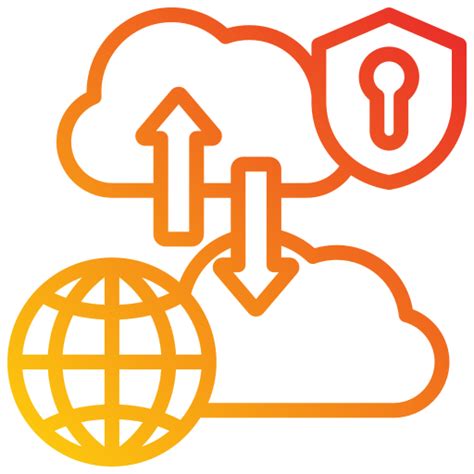 Cloud Computing Generic Gradient Outline Icon