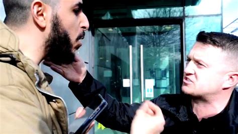 Edl Founder Tommy Robinson Gets In Heated Confrontation With Youtuber