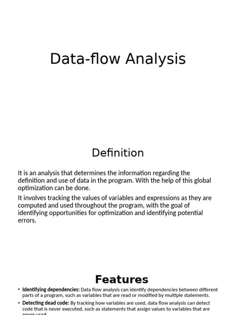 Data Flow Analysis 2 Pdf Control Flow Program Optimization