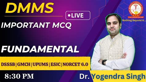 FUNDAMENTAL Most Important Questions NORCET 2024 AIIMS By DR