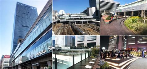 인공지반을 통한 교통거점 재생 신주쿠新宿역 버스터미널 201807