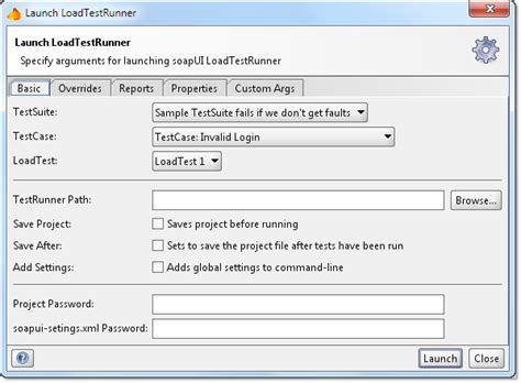 Settings Load Testing