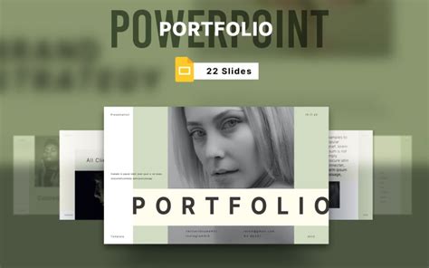 Plantilla De Presentación De Portafolio Templatemonster