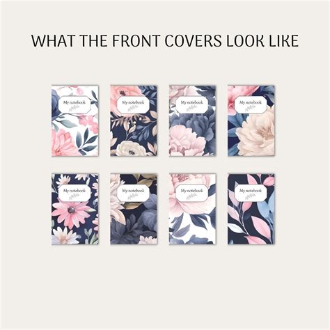 Kdp Notebook Cover Templates 14 Kdp Floral Cover Canva 6x9 And 85x11