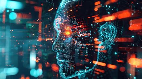 Amazing Human Big Data Visualization Premium Ai Generated Image