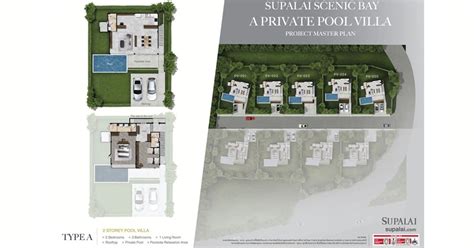 Pool Villa Type A ในโครงการ ศุภาลัย ซินิค เบย์ พูลวิลล่า