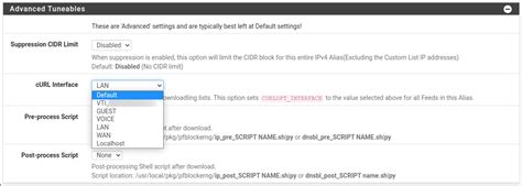 Bug Interfaces Are Not Listed Correctly In Pfblockerng Devel
