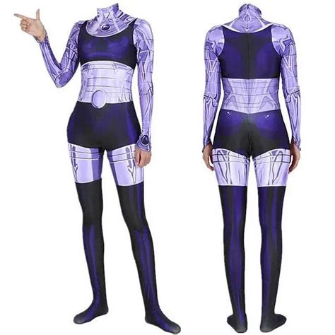Halloween Woman Girls Yj Blackfire Superhero Cosplay Costume Lady