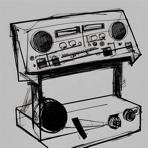 Kentridge Radio Sketch · Creative Fabrica