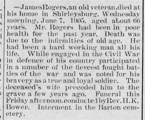 James Rogers Obituary