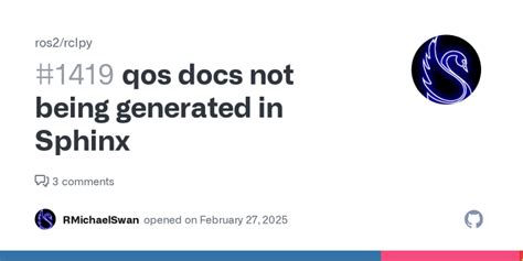 qos docs not being generated in sphinx · issue 1419 · ros2 rclpy