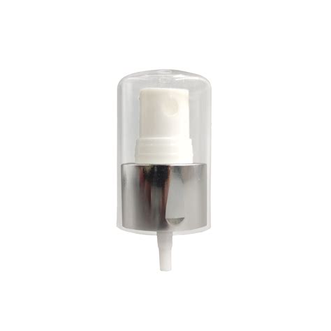 Silver Fine Mist Sprayer With Aluminum As Full Cap Fine Mist Sprayer And