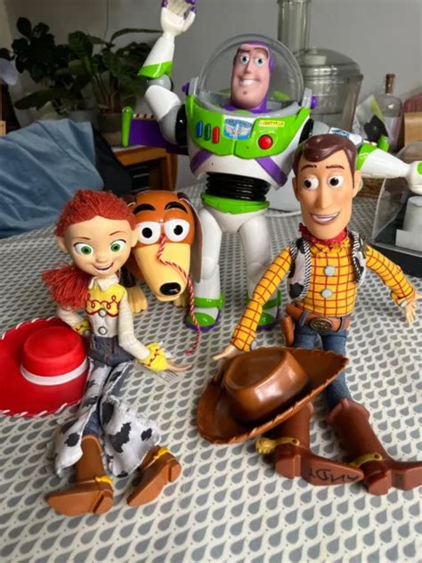 Disney Pixar Toy Story Figures X4 Buzz Lightyearwoodyjessieslinky