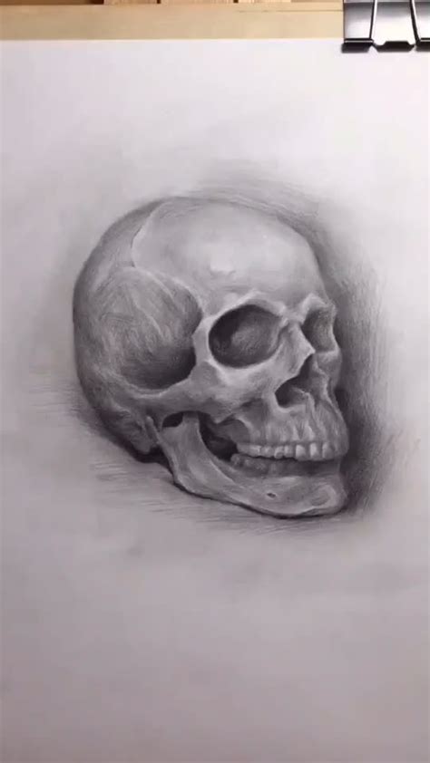 骷髅头画法教程 骷髅头简笔画教程 伤感说说吧