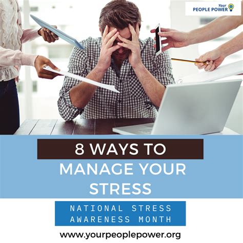 National Stress Awareness Month Stress Reduction Tips