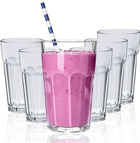 Drinking Glasses 18 Oz Acrylic By Decor Works Water Glasses Glass