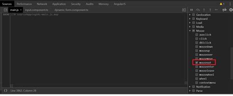 Javascript Chrome Dev Tools Finding The Source Of An Event In The