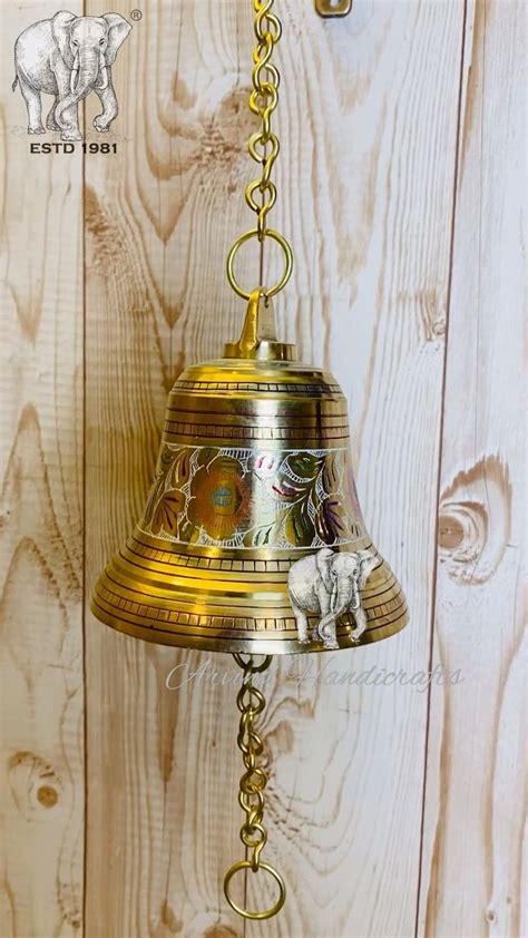 Brass Ding Dong Doorbell With Hook Video Artistic Home Doorbell