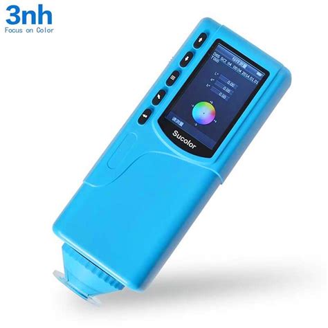 Sc 10 Interface 4mm Measuring Diameter Digital Color Difference Meter Tester Portable