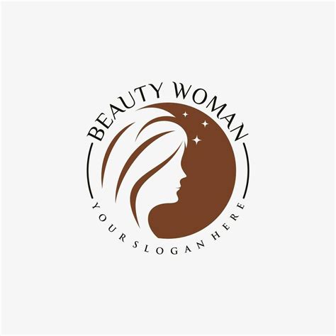 Beauty Fashion Logo Design For Woman Salon With Creative Elements
