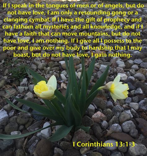 My Strength I Corinthians 13 1 3 Diamonds
