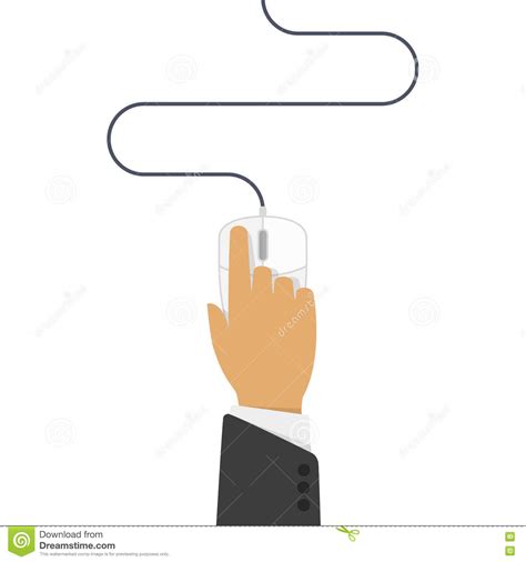 Computer Mouse Linear Icon Thin Line Illustration Contour Symbol Vector Isolated Outline