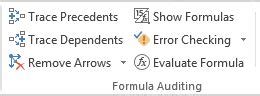 Excel In MS Excel Nd Edition Use Of Trace Precedents And Trace Dependents
